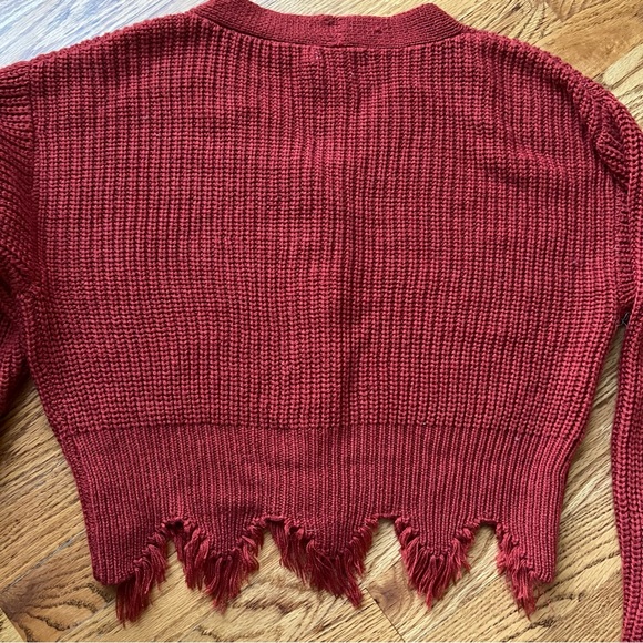 Love Tree | Sweaters | Love Tree Medium Knit Button Up Cropped Sweater ...